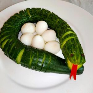 50 Creative Food Decoration Ideas, Snake Inspired Edible Decorations ...