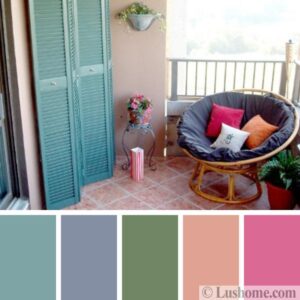 25 Quiet Color Schemes and Bright Accents for Soft Design and Decorating