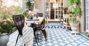 Colorful and Patterned Outdoor Tile Designs, 50 Beautiful Patio Ideas