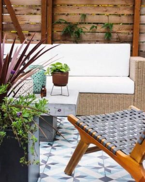 Colorful and Patterned Outdoor Tile Designs, 50 Beautiful Patio Ideas