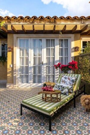 Colorful and Patterned Outdoor Tile Designs, 50 Beautiful Patio Ideas