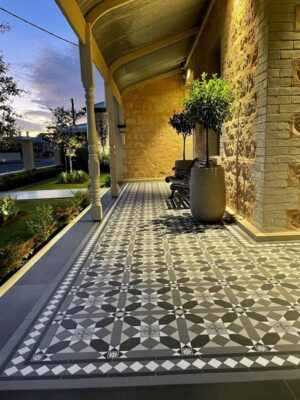 Colorful and Patterned Outdoor Tile Designs, 50 Beautiful Patio Ideas