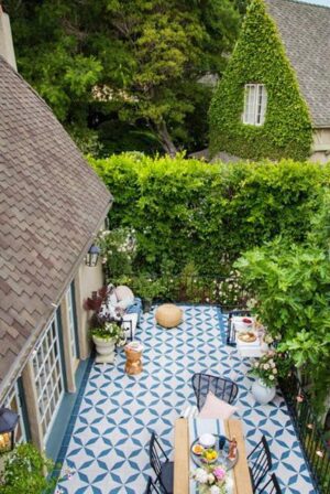Colorful and Patterned Outdoor Tile Designs, 50 Beautiful Patio Ideas