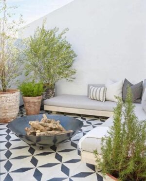 Colorful and Patterned Outdoor Tile Designs, 50 Beautiful Patio Ideas