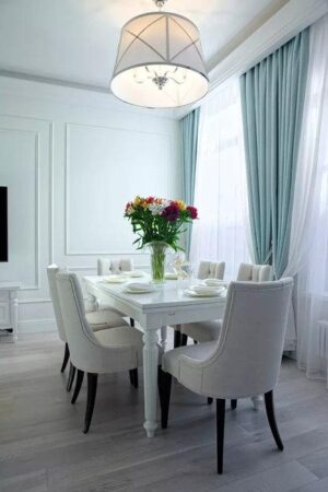 Dining Room Curtain Ideas, Modern Trends in Window Treatments, Fabrics ...