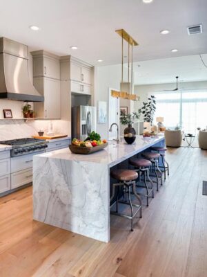 Spectacular Kitchen Islands Demonstrating Versatile Marble Beauty and ...