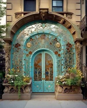 50 Unique Front Door Decoration Ideas, Patterns, Paint Colors ...