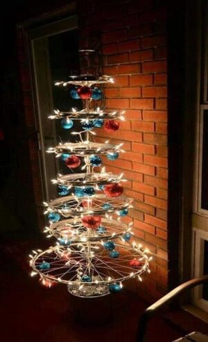 55 Wheel Inspired Home Decorating Ideas for Rooms and Yards, Recycled ...