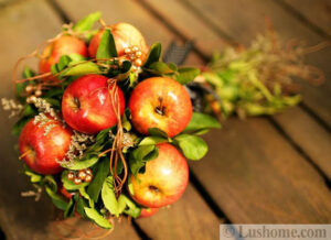 Delicious Apples in Edible Autumn Displays Brighten Creative Fall ...