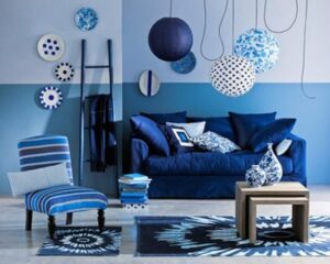 Gorgeous Blue Interior Colors, 50 Modern Room Decorating Ideas