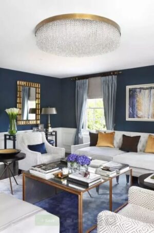 Decorating with Gorgeous Blue Wallpapers, Modern Interior Design Ideas ...