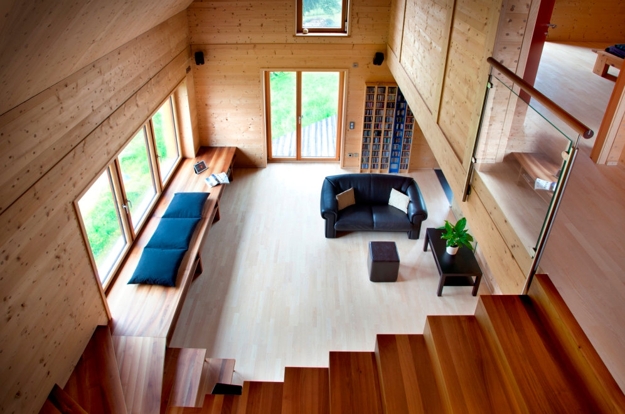 No Nail or Glue Wooden House Design, Cutting Edge Green Building Technology