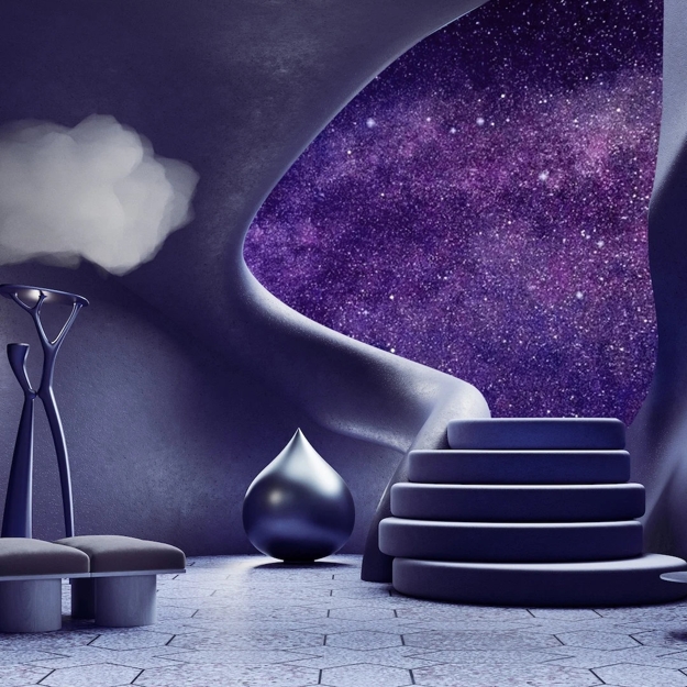 Rich Purple Color, Modern Interior Color Trends