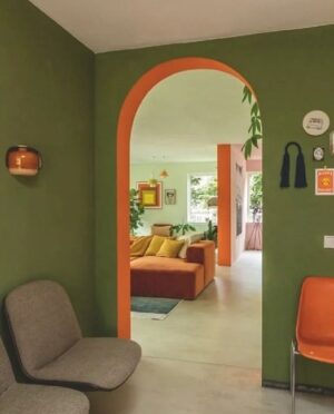 Rich Reddish Orange Interior Decorating Ideas, Modern Color Trends